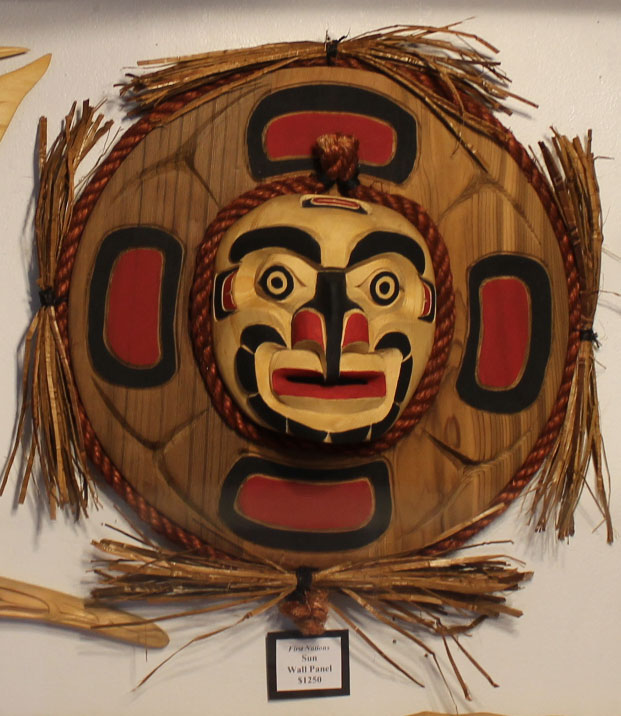 First Nations Sun Mask - Forest Gems Gallery