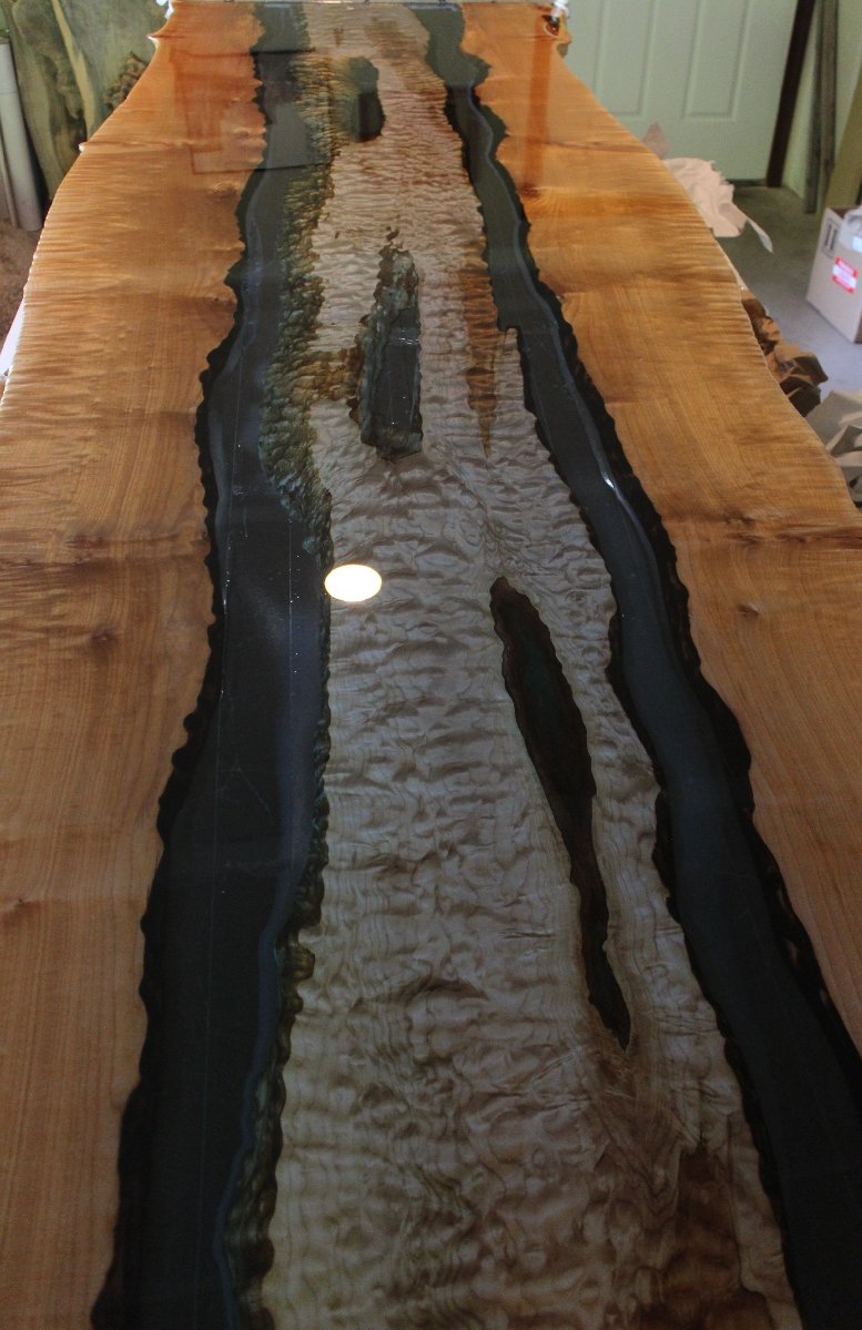 "Twin Rivers" River Table - Forest Gems Gallery