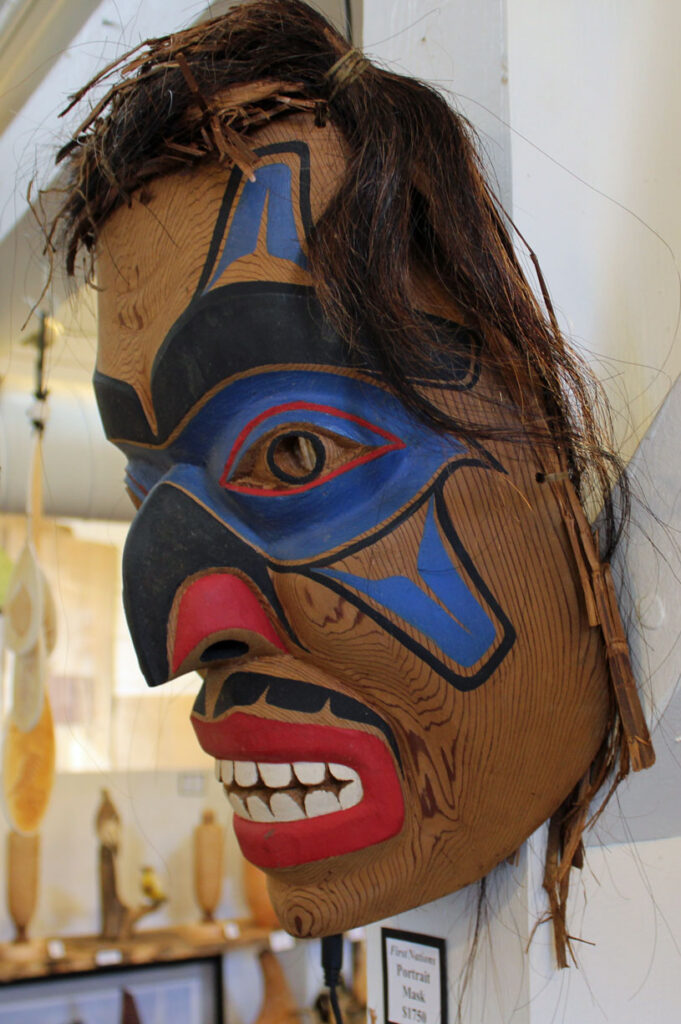 First Nations Orca Whale Warrior Portrait Mask - Forest Gems Gallery