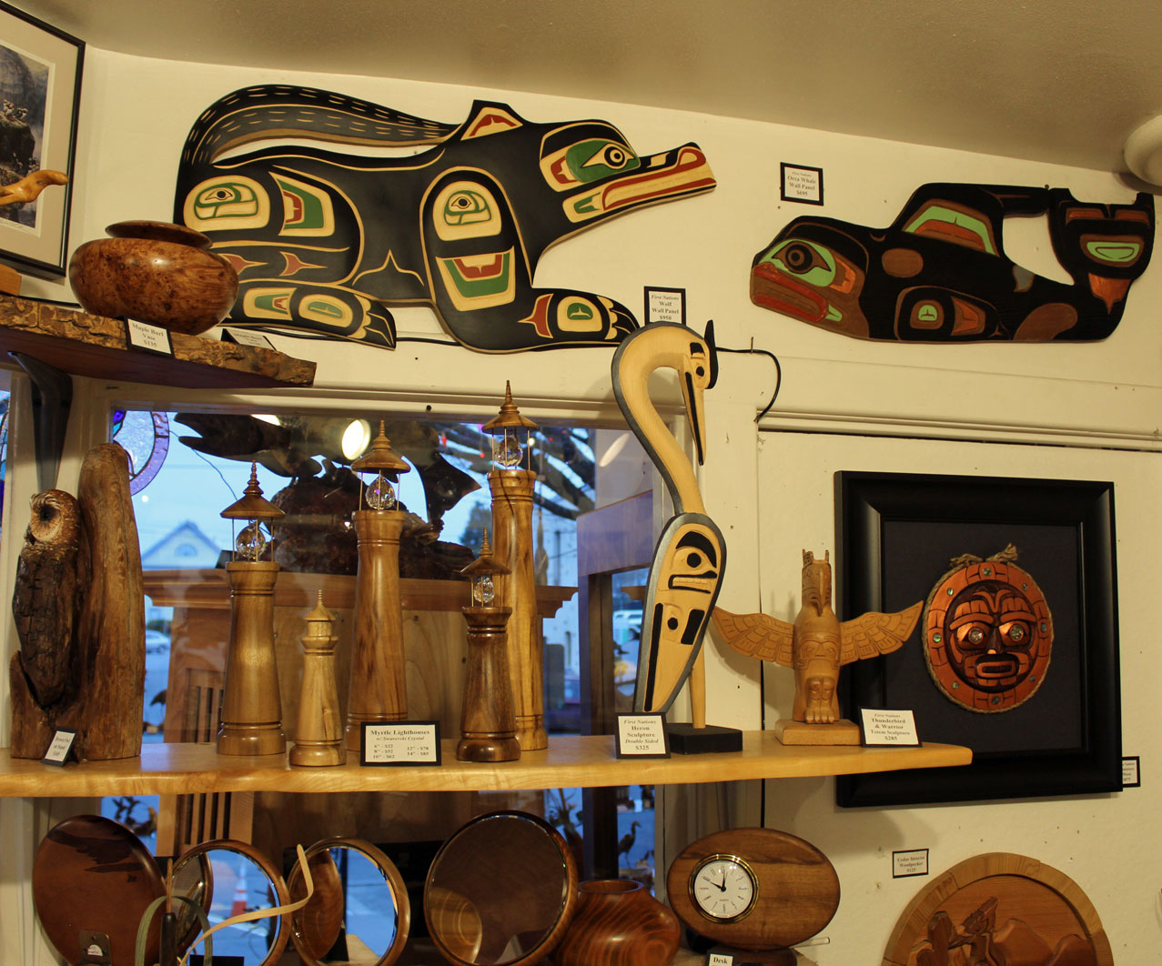 First Nations Miniature Moon wall panel - Forest Gems Gallery