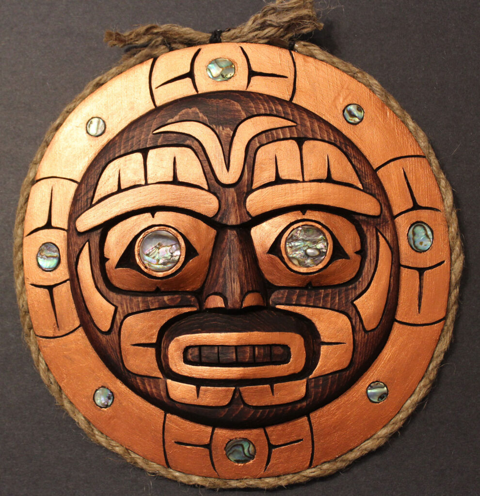 First Nations Miniature Moon wall panel - Forest Gems Gallery