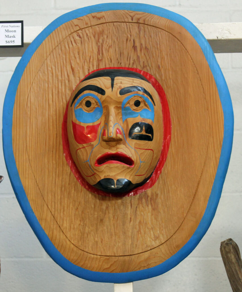 First Nations Moon Mask - Forest Gems Gallery