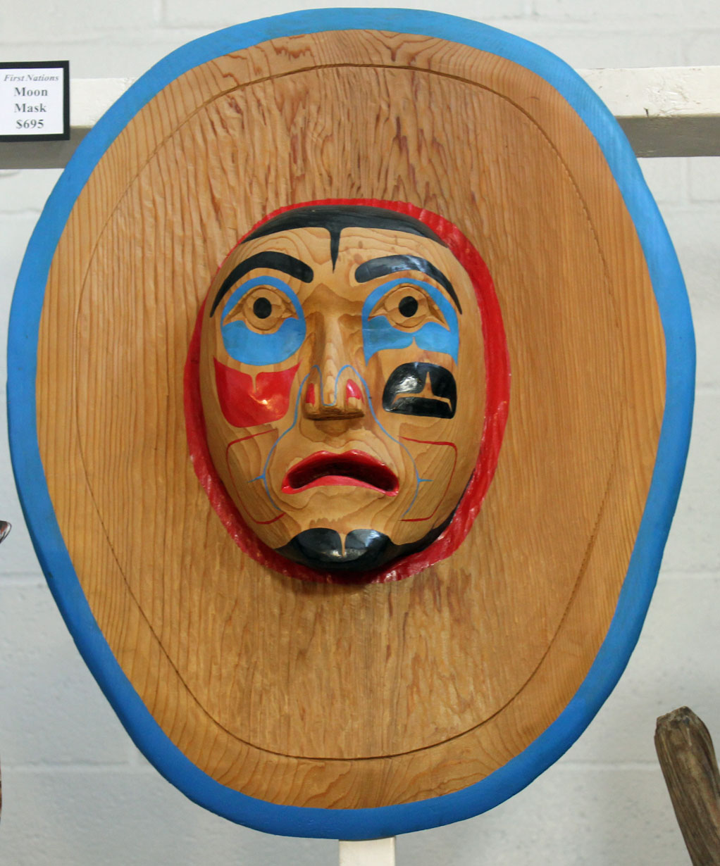 First Nations Moon Mask - Forest Gems Gallery