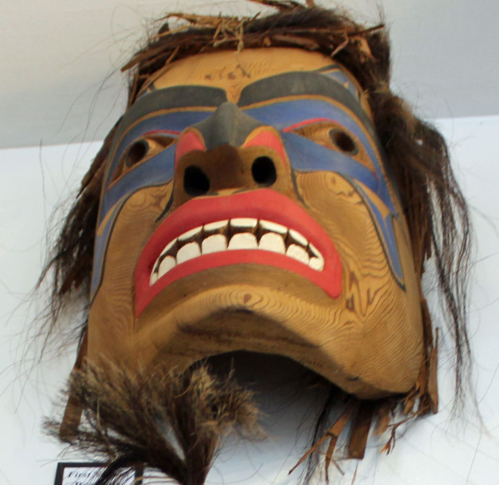 First Nations Orca Whale Warrior Portrait Mask - Forest Gems Gallery