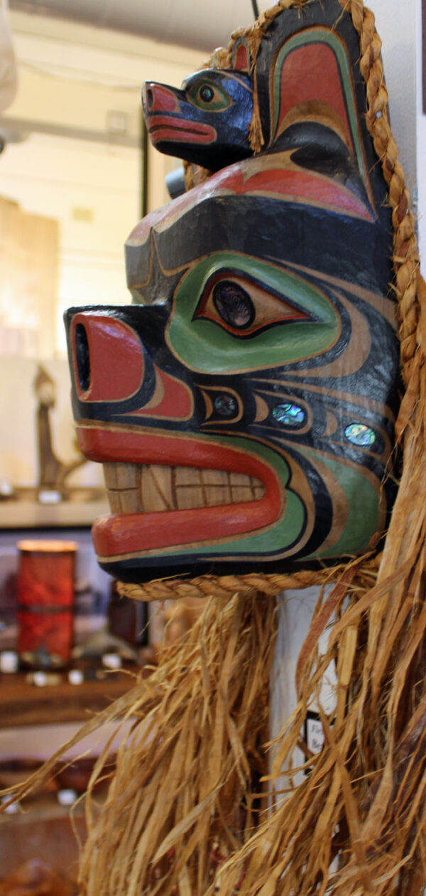 First Nations Bear Mask - Forest Gems Gallery