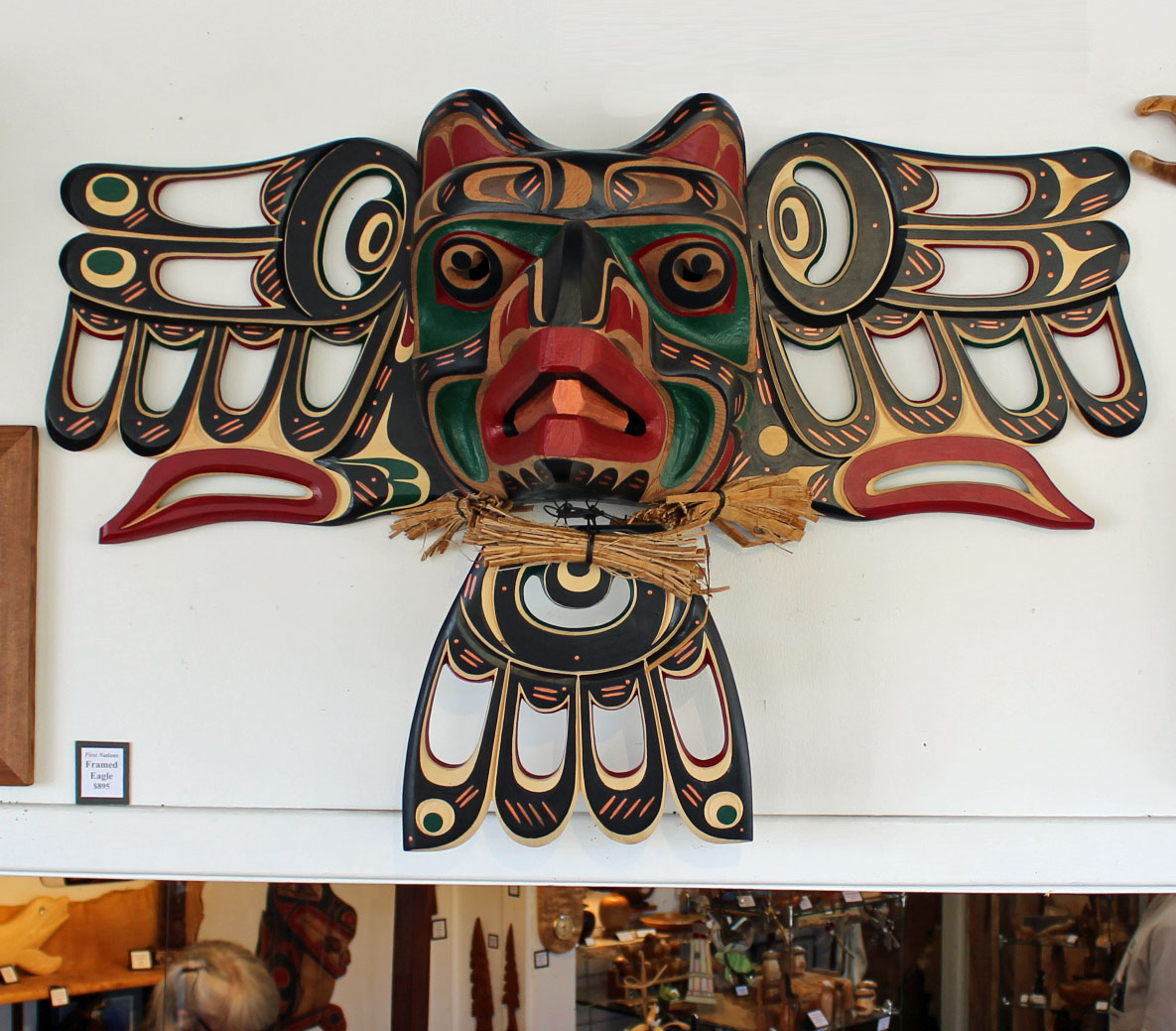 First Nations Raven Mask - Forest Gems Gallery