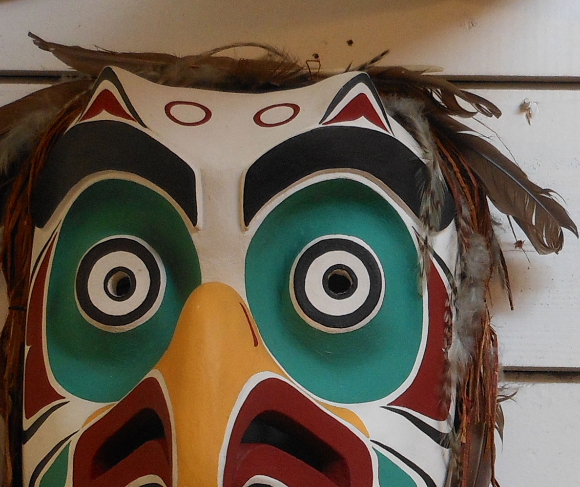 First Nations Owl Mask - Forest Gems Gallery