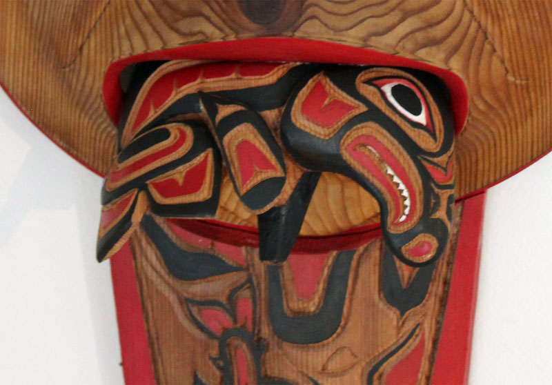 First Nations Sun and Salmon Mask - Forest Gems Gallery