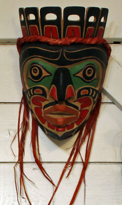 First Nations Komokwa Mask - Forest Gems Gallery
