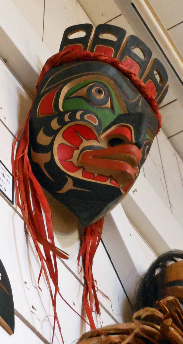 First Nations Komokwa Mask - Forest Gems Gallery
