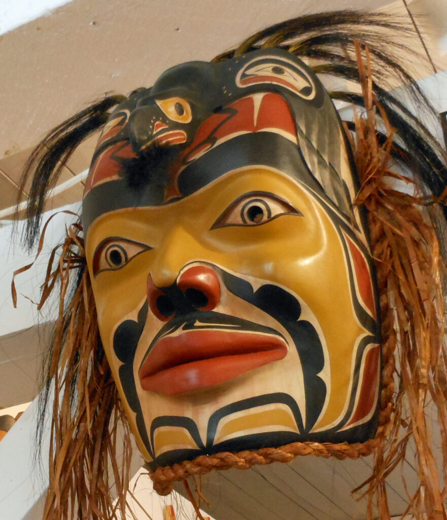 First Nations Raven Portrait Mask - Forest Gems Gallery