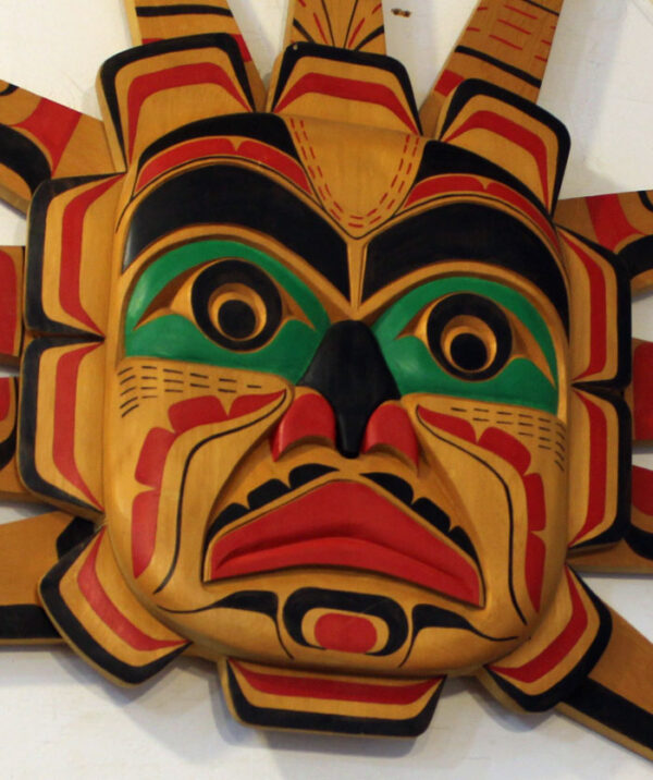 Vintage Kwaguilth First Nation Sun Star - Forest Gems Gallery