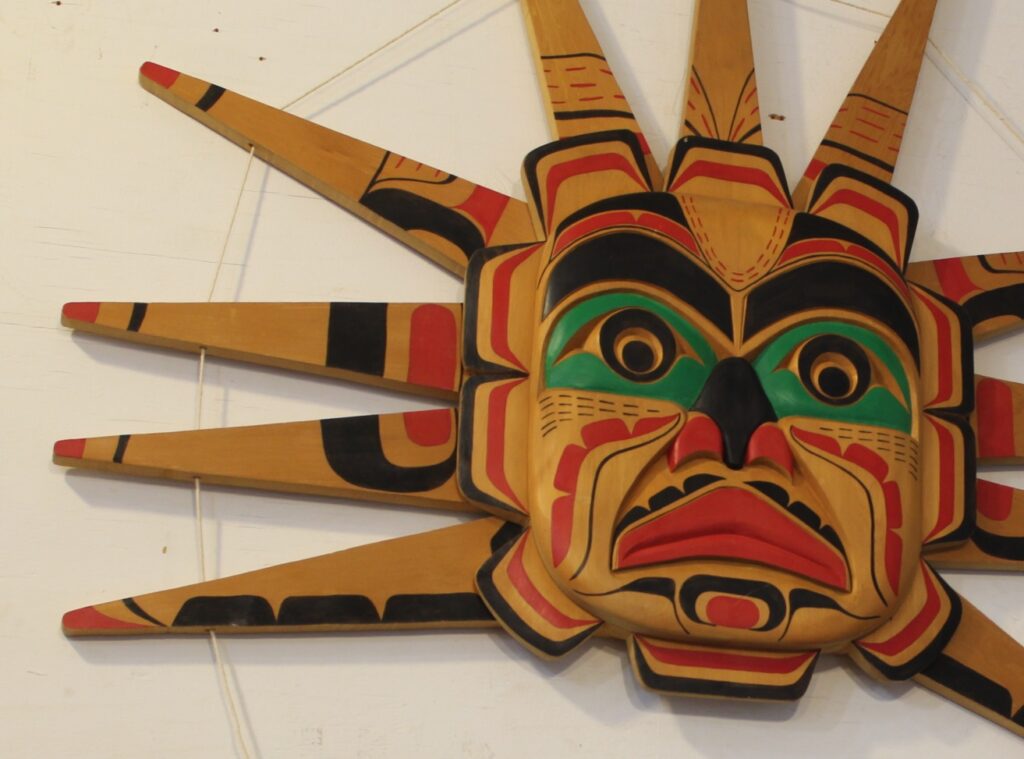 Vintage Kwaguilth First Nation Sun Star - Forest Gems Gallery
