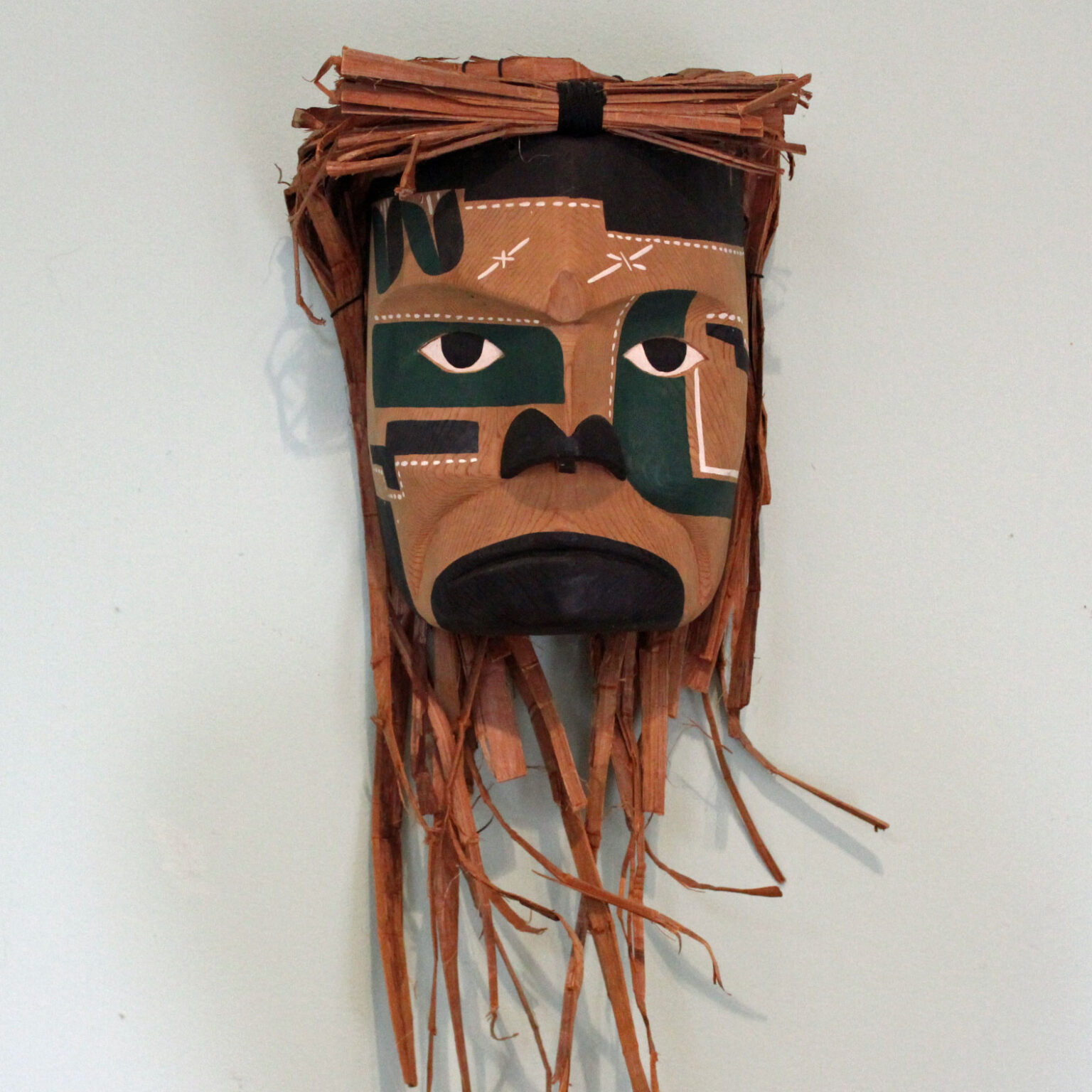 Makah Tribe Portrait Mask - Forest Gems Gallery
