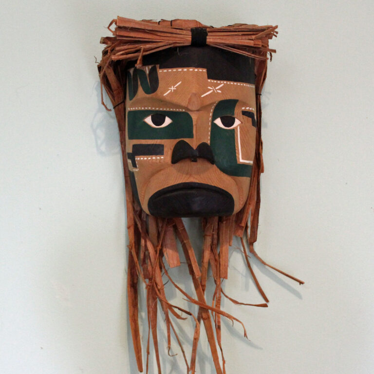 Makah Tribe Portrait Mask - Forest Gems Gallery