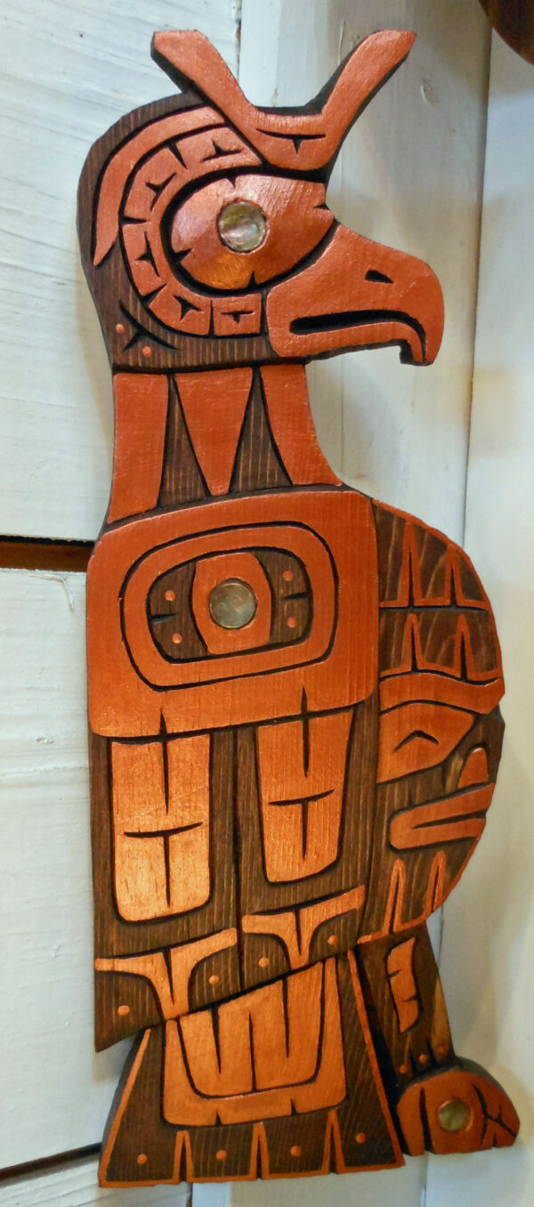 First Nations Owl Wall Panel w/ Inlay - Forest Gems Gallery