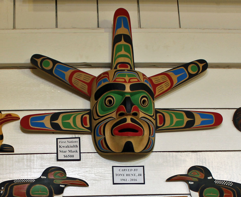 First Nations Kwakiulth Star Mask - Forest Gems Gallery