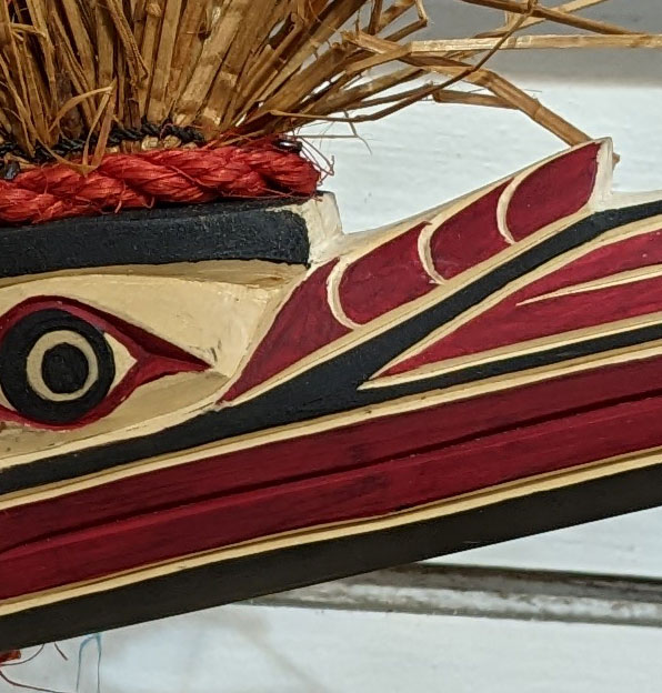 First Nations Hok-Hok Dance Rattle on Stand - Forest Gems Gallery