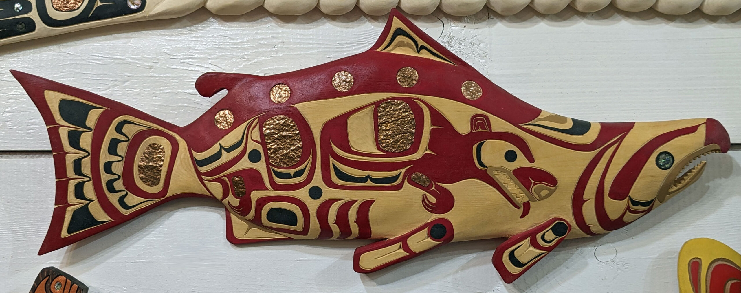 Haida Salmon Panel - Forest Gems Gallery