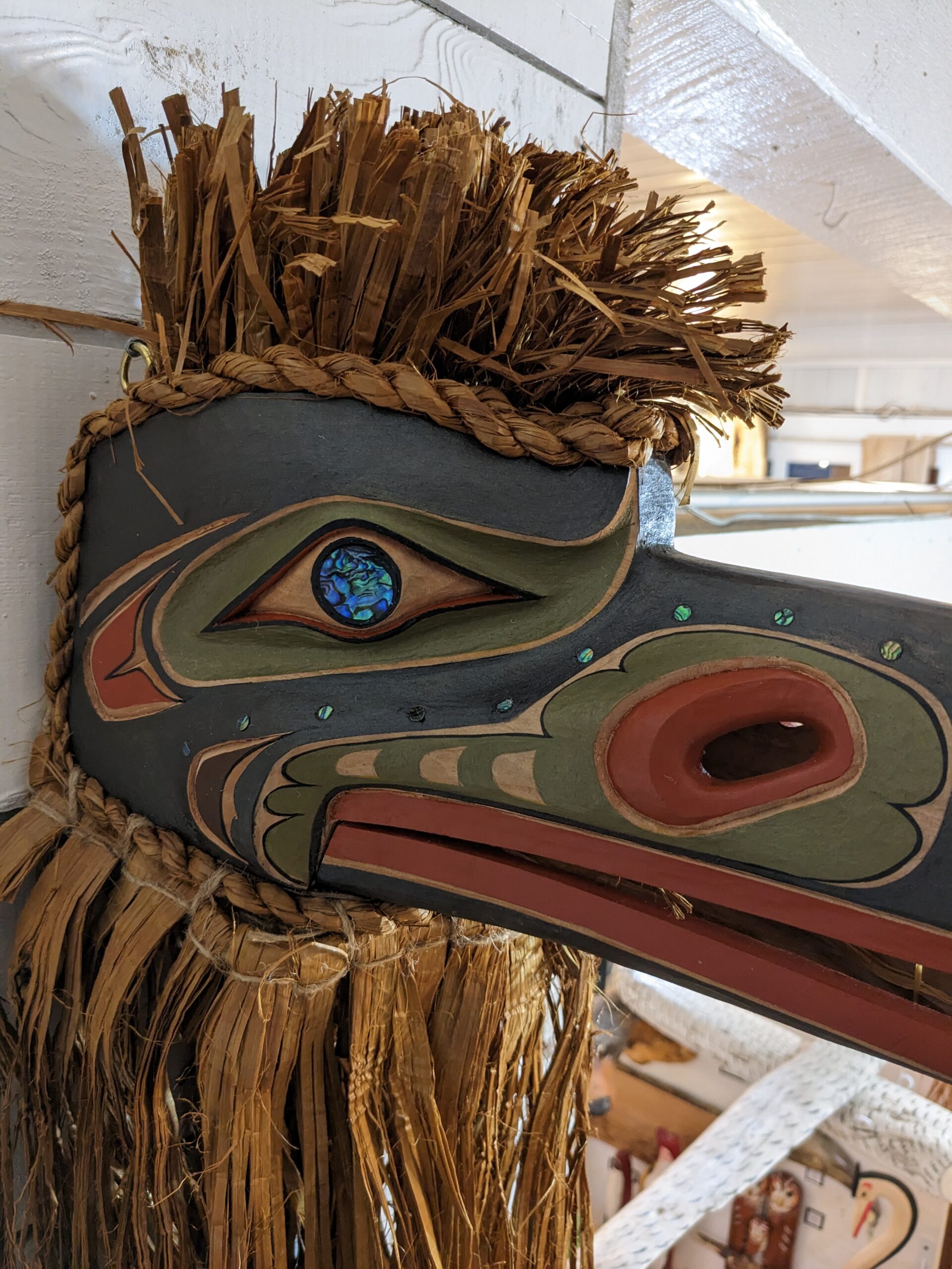 First Nations Articulated Raven Mask - Forest Gems Gallery