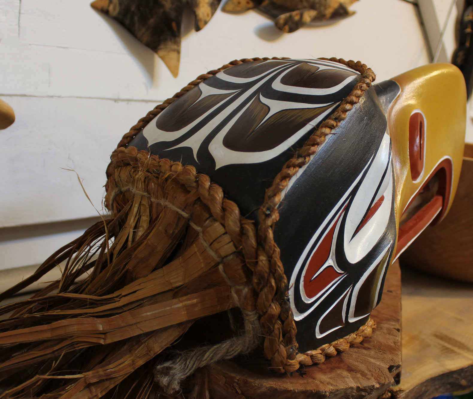 First Nations Eagle Hat Mask - Forest Gems Gallery