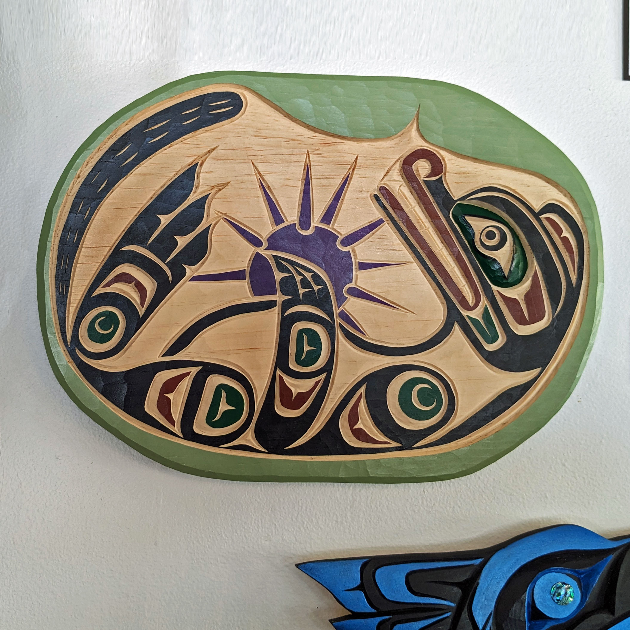 Squamish First Nation Otter and Sea Urchin Panel - Forest Gems Gallery