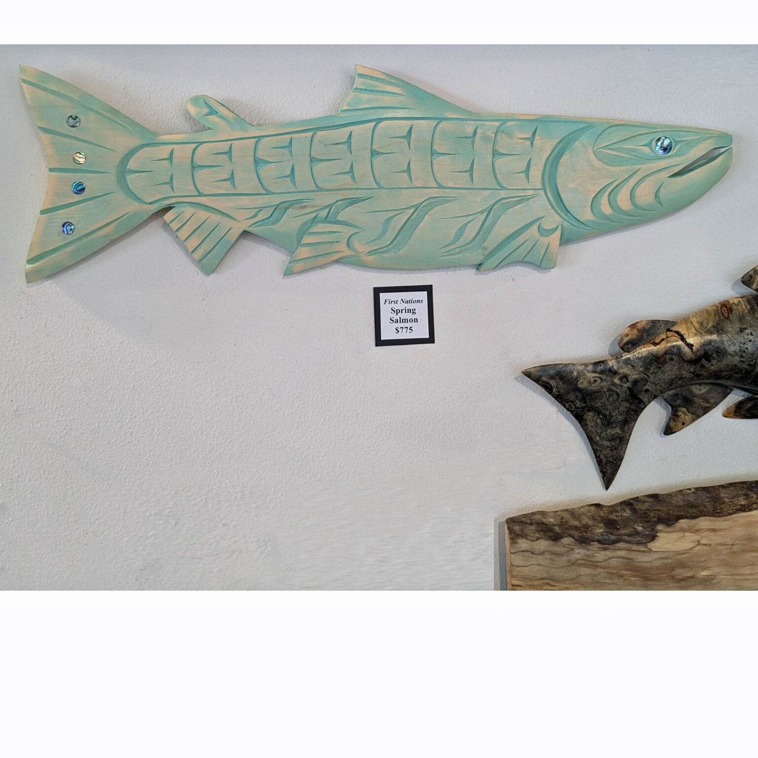 First Nations Spring Salmon Wall Panel - Forest Gems Gallery