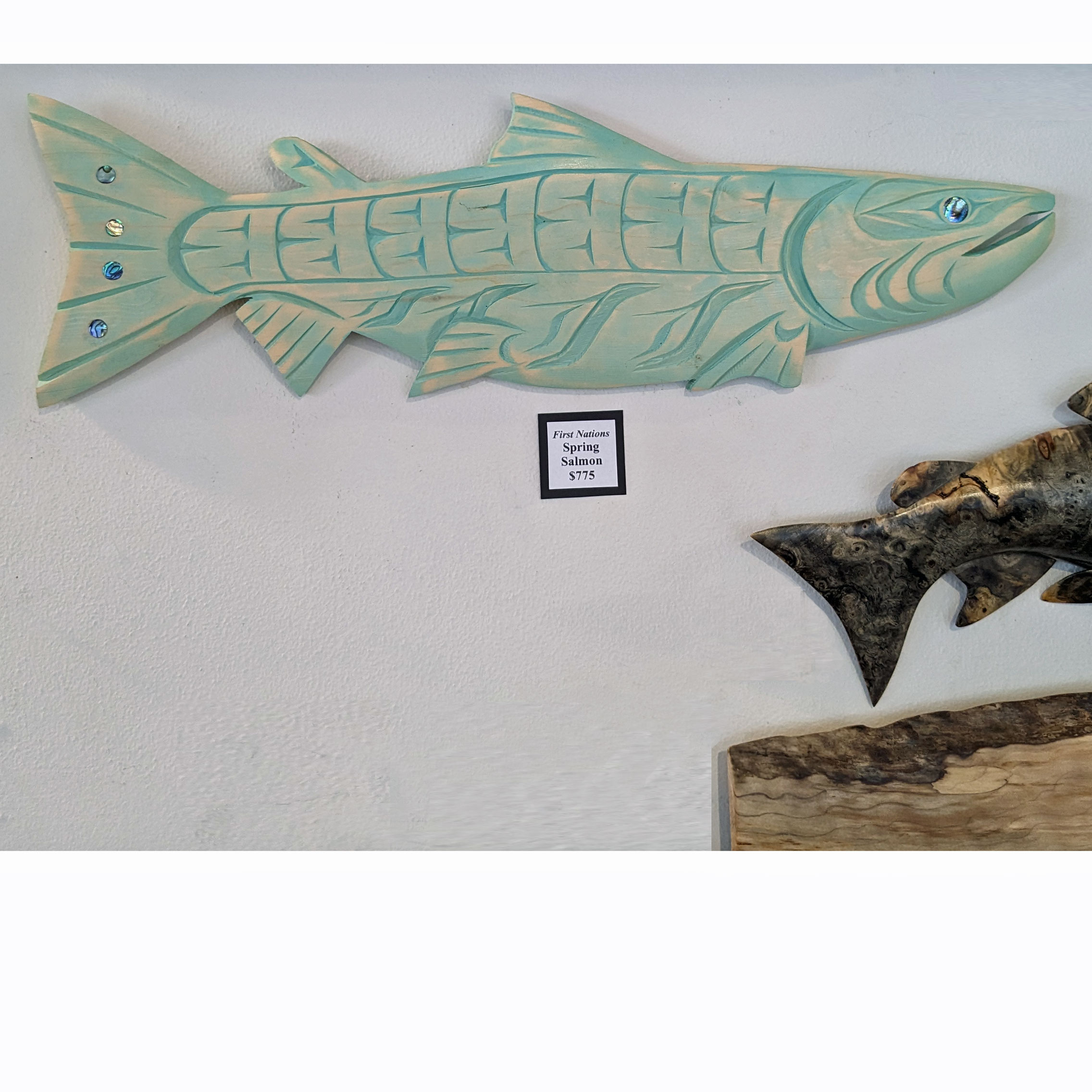 First Nations Spring Salmon Wall Panel - Forest Gems Gallery