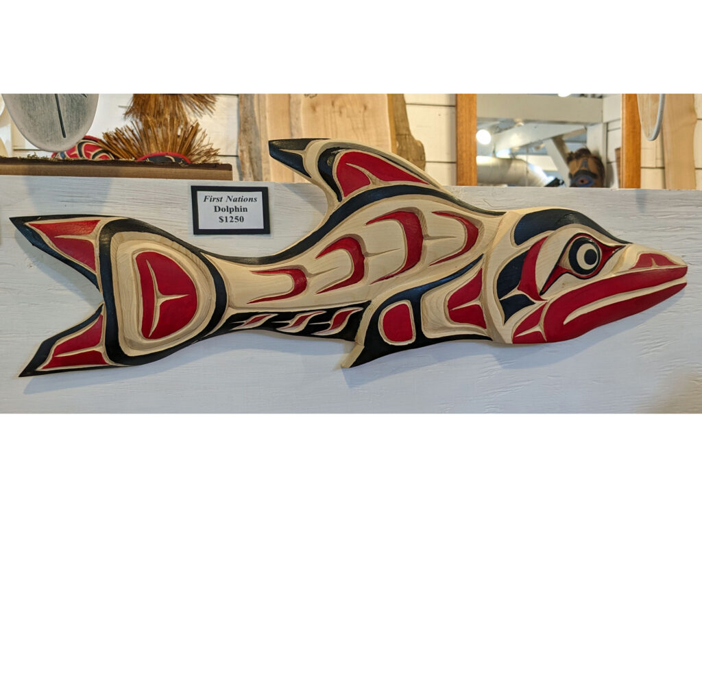 First Nations Porpoise Wall Plaque - Forest Gems Gallery