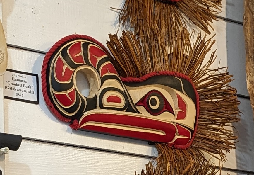 First Nations Crooked Beak Wall Panel, 18 x 13 x 1 - Forest Gems Gallery