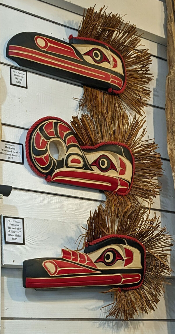 First Nations Hamatsa Raven - Forest Gems Gallery