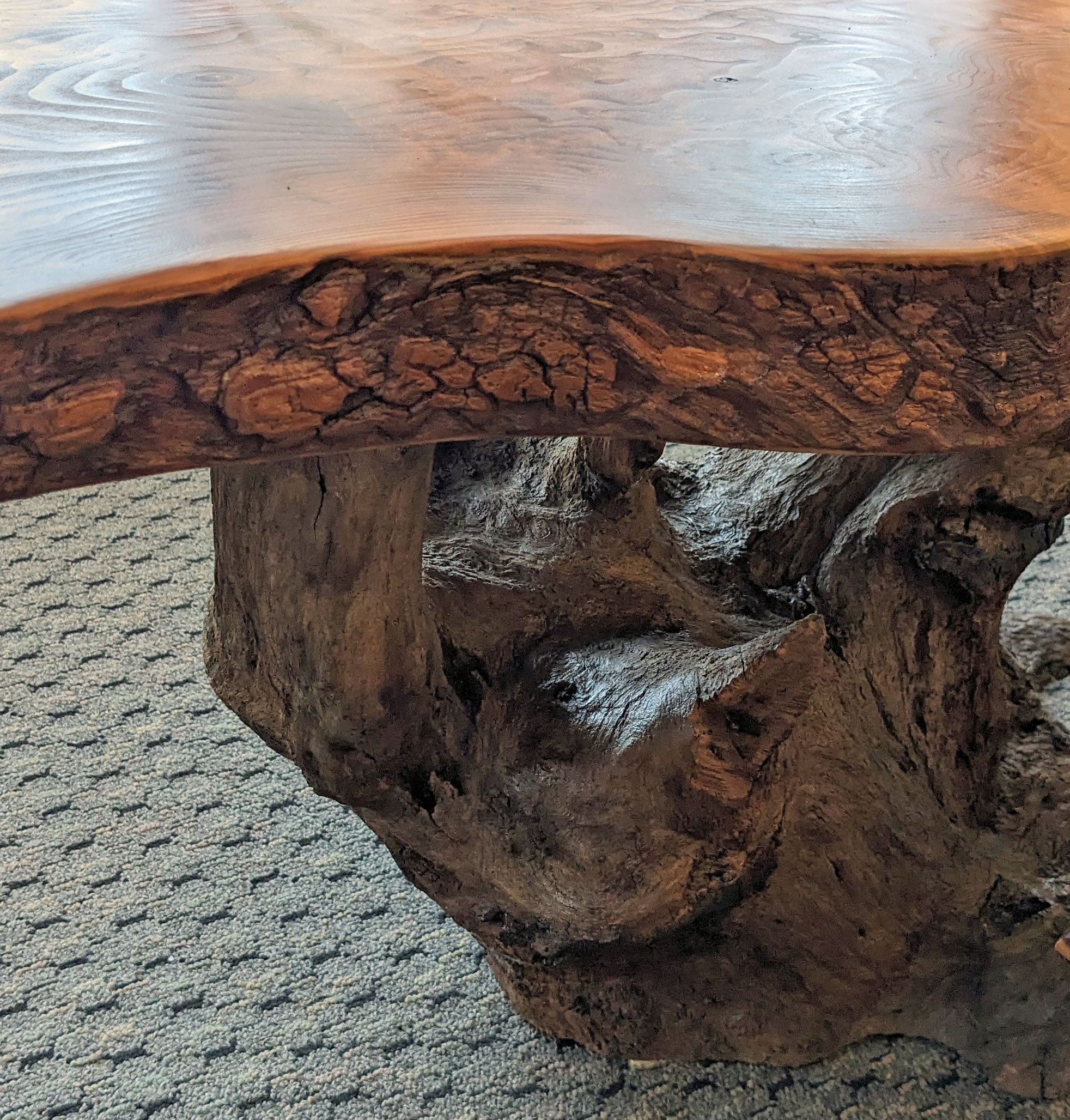 SOLD: Redwood Table Top 59 X 21 - Forest Gems Gallery