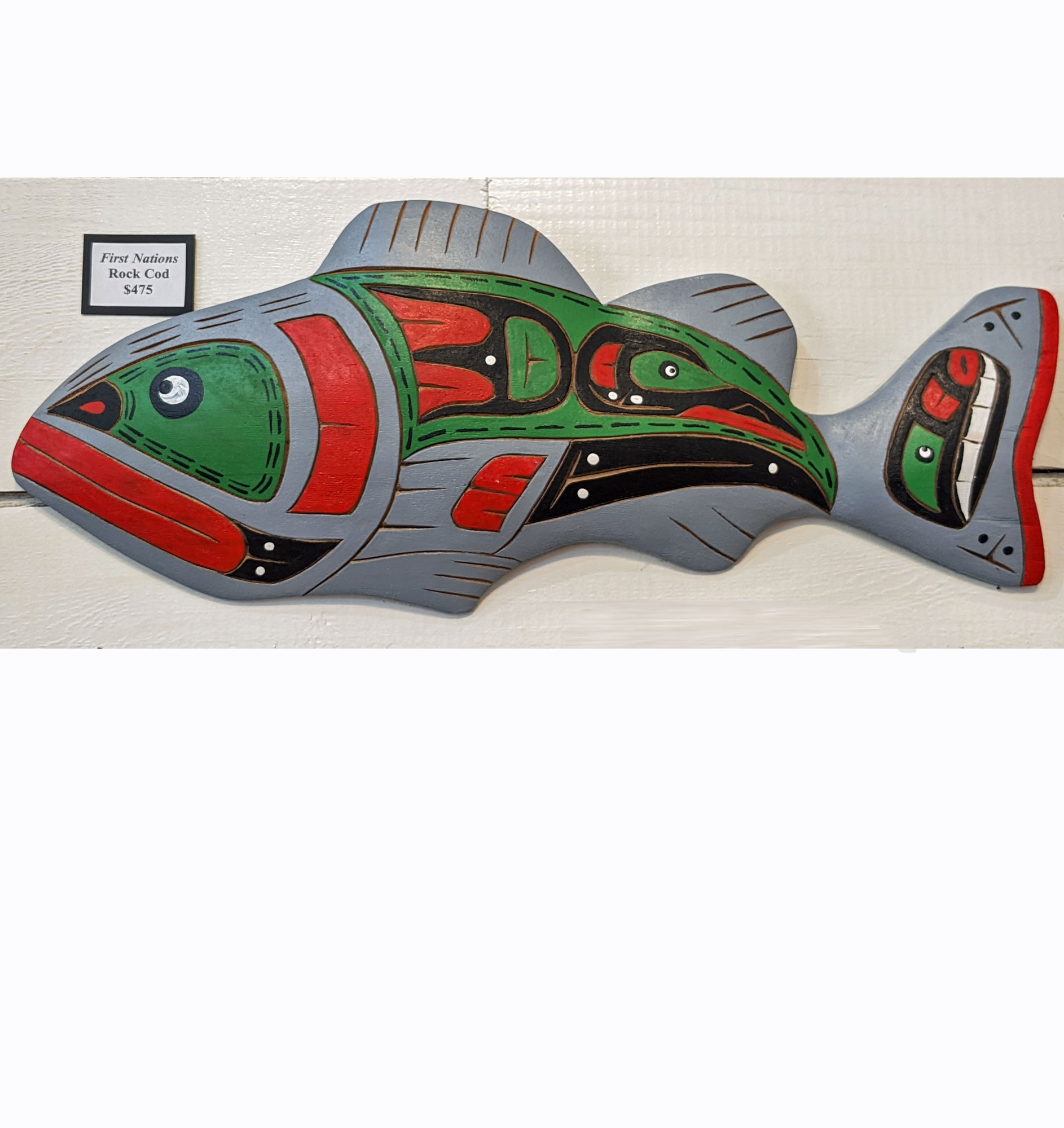 First Nations Rock Cod Panel - Forest Gems Gallery