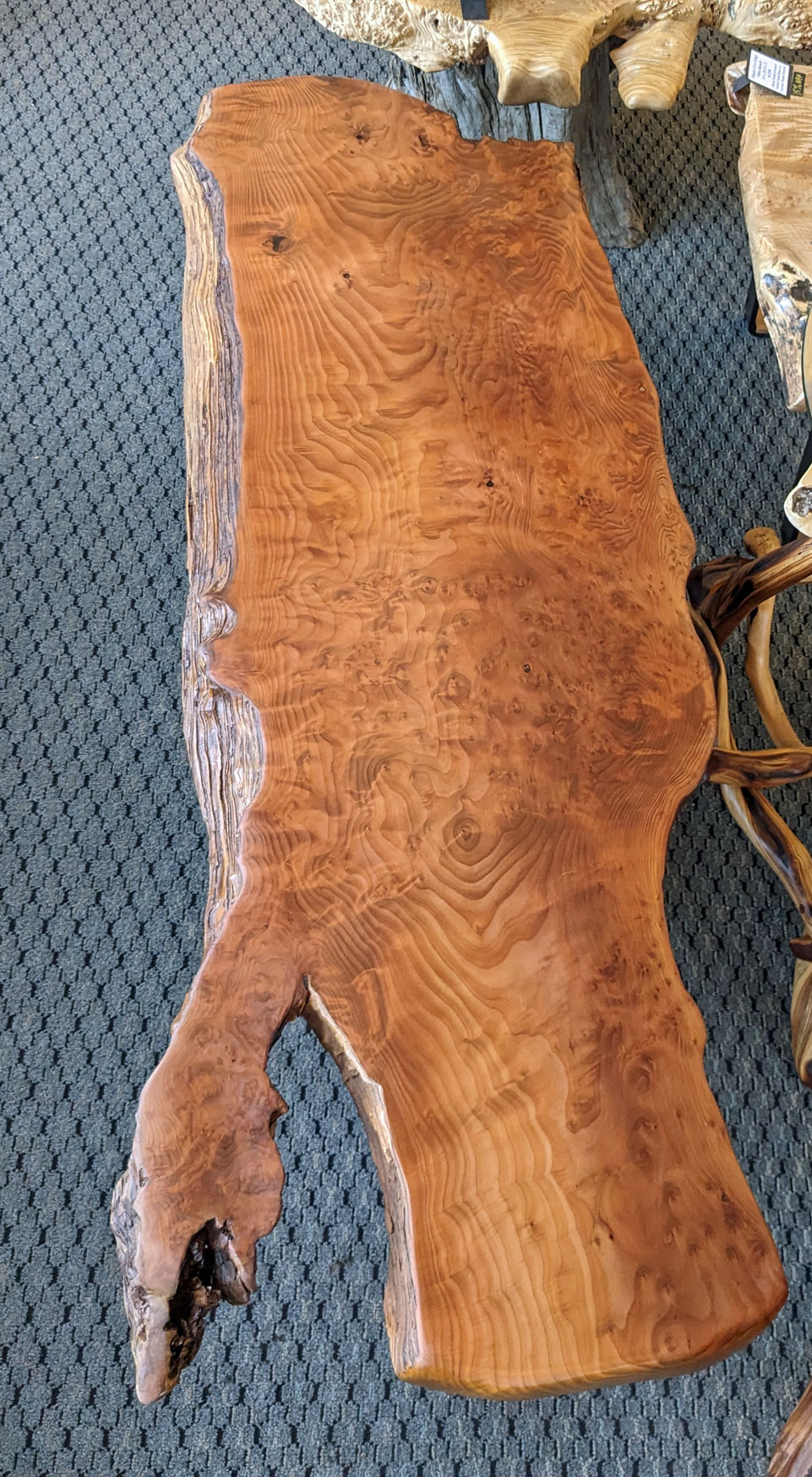 SOLD: Redwood Table Top 59 X 21 - Forest Gems Gallery