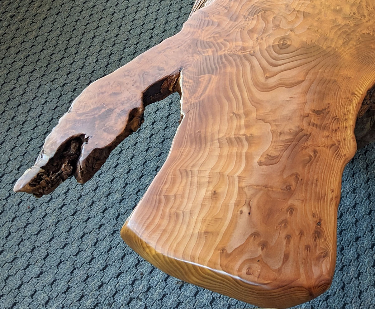 SOLD: Redwood Table Top 59 X 21 - Forest Gems Gallery