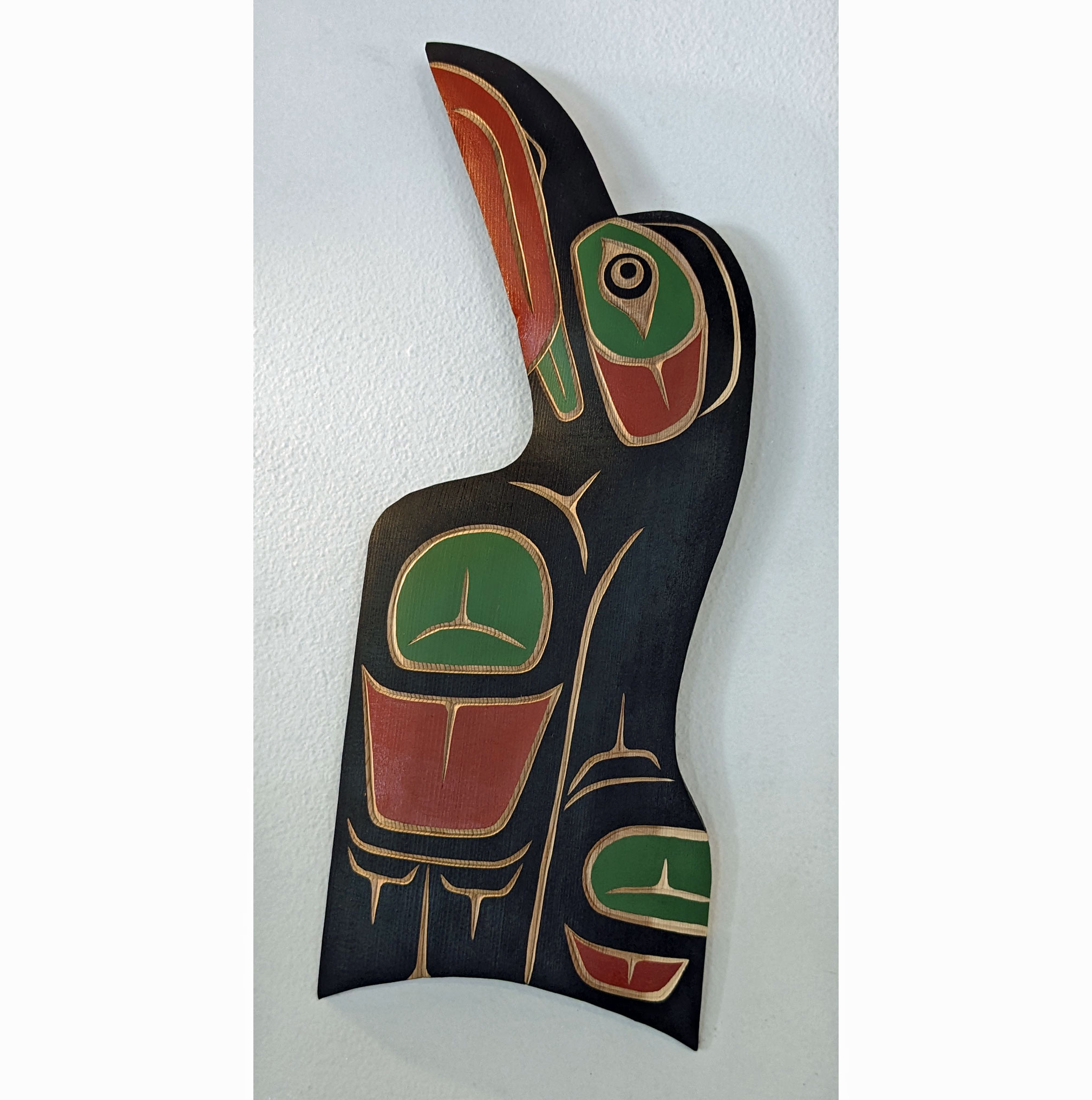 First Nations Raven Wall Panel - Forest Gems Gallery