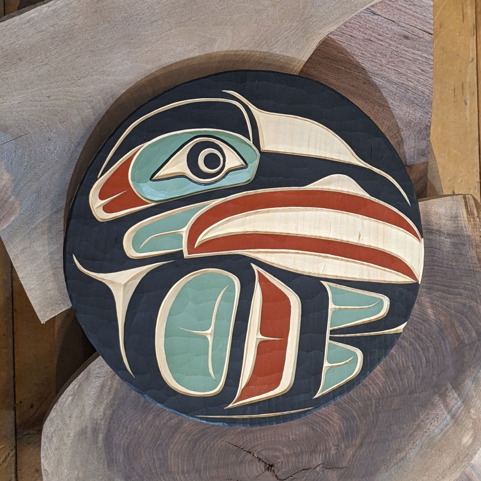 First Nations Raven Circle - Forest Gems Gallery