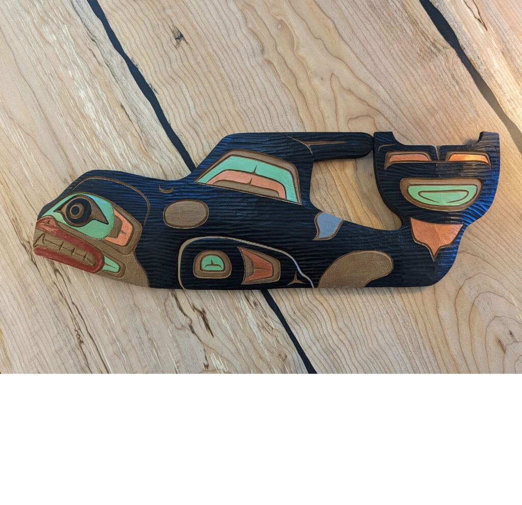 First Nations Orca Wall Panel - Forest Gems Gallery