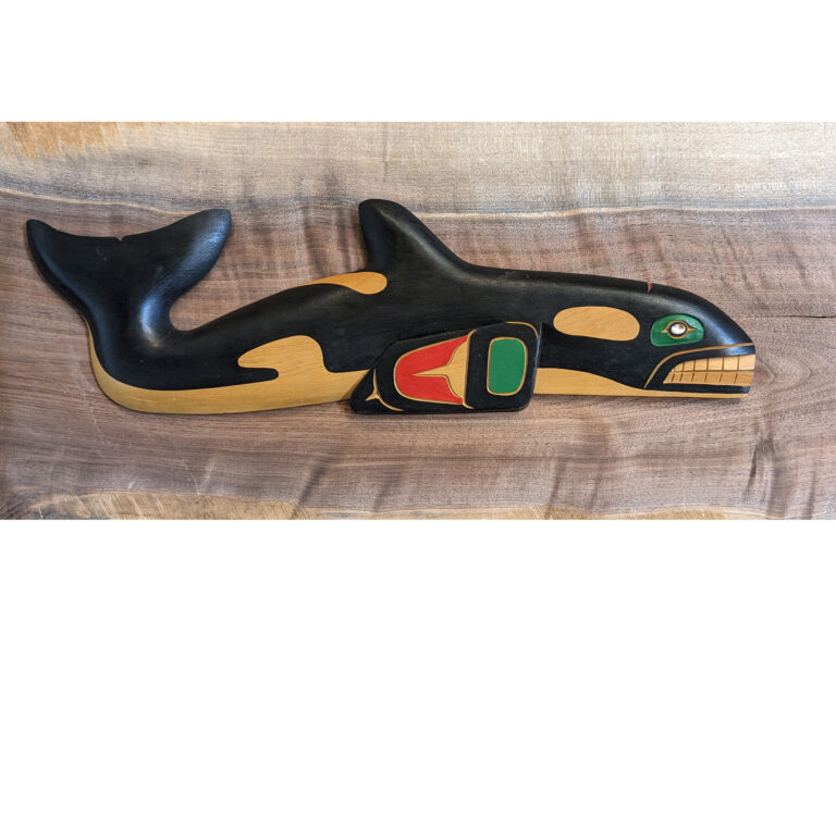 First Nations Orca Wall Panel - Forest Gems Gallery